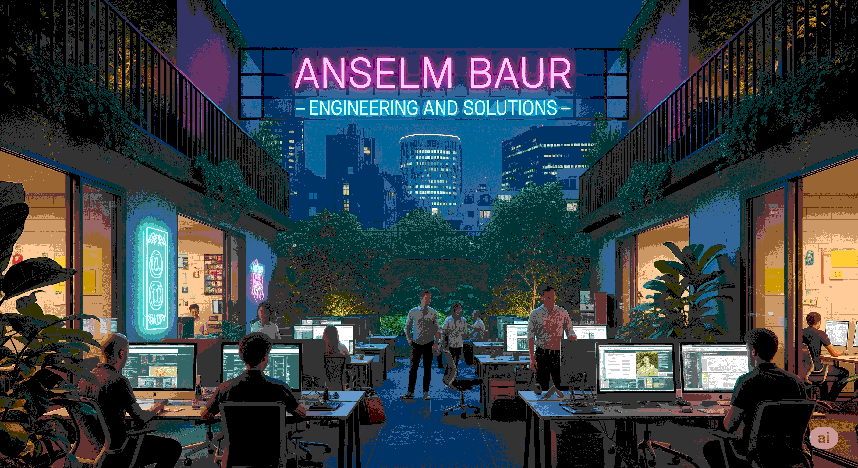 Futuristic Software and Engineering Company Office